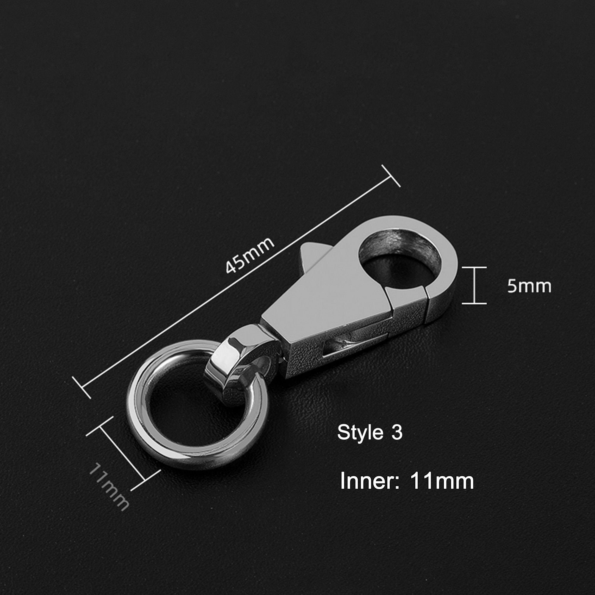 Strong & Thick Spring Snap Hook,metal Swivel Push Gate Lobster Clasp ...