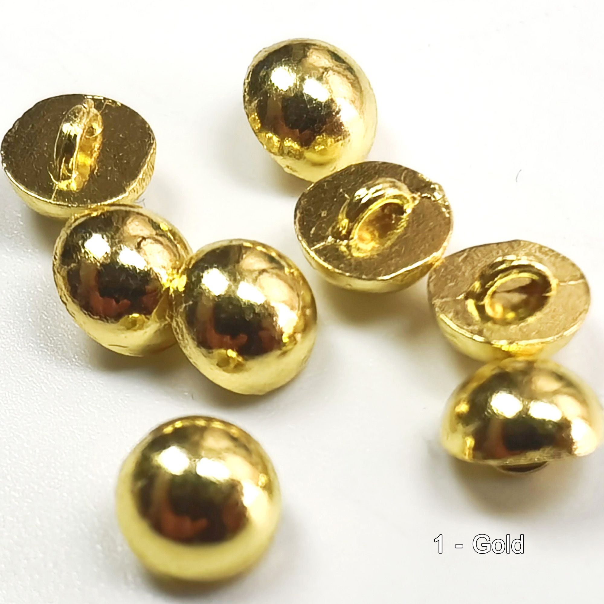 Tiny Round Shank Buttons for Doll Clothes Making, Miniature Doll Round ...