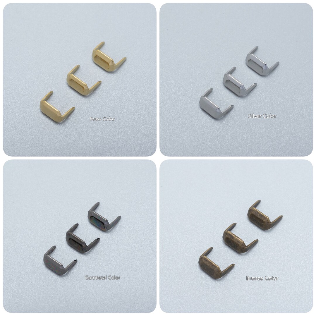 Nailheads Studs Claws Rivets, Solid Brass Prong Rivet Studs, Metal ...