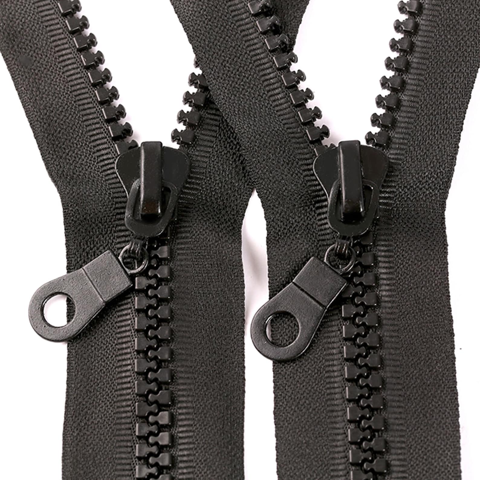 Strong & Large Molded Plastic Zipper With 1/ Two Way Slider, #8 Chunky ...