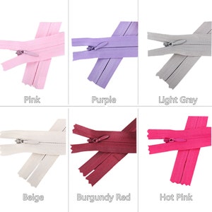 Invisible Zippers, Closed-end Concealed Zippers, Hide Zipper, Secret ...