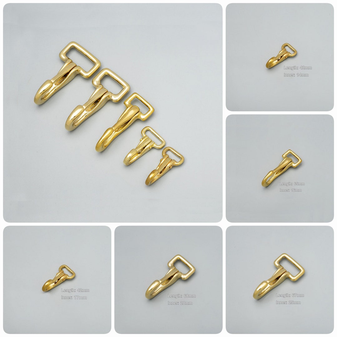 Metal Trigger Snap Hook, Solid Brass Strong Lobster Claw Clasp, Clip ...