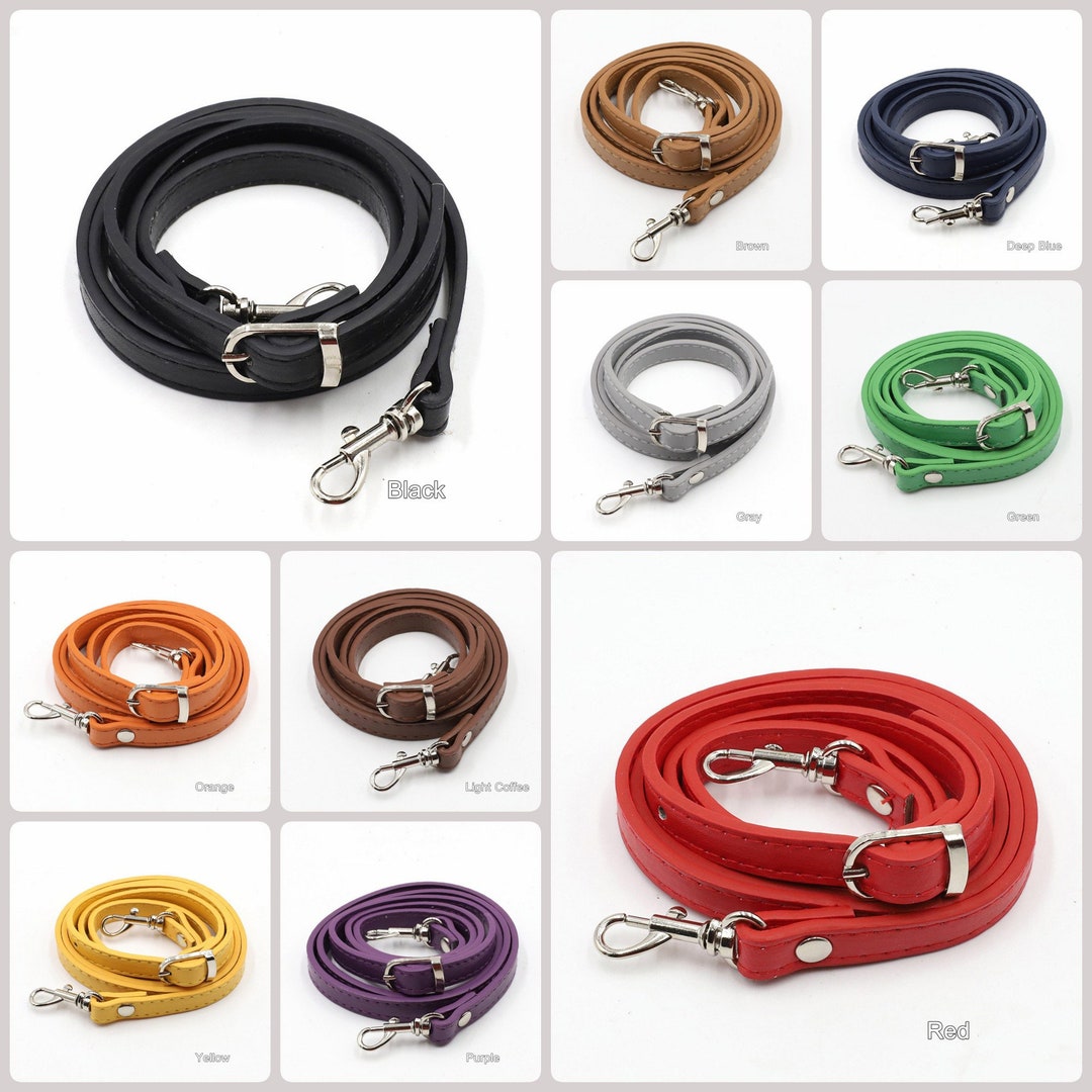 Long Bag Strap, Adjustable Crossbody Bag Strap With Silver Hook,pu ...