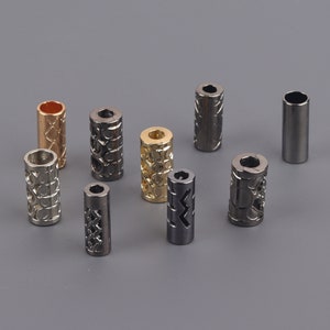 Metal Cord Lock Stopper - Gold/ Silver Tone Metal Toggle Lock - Rope ...