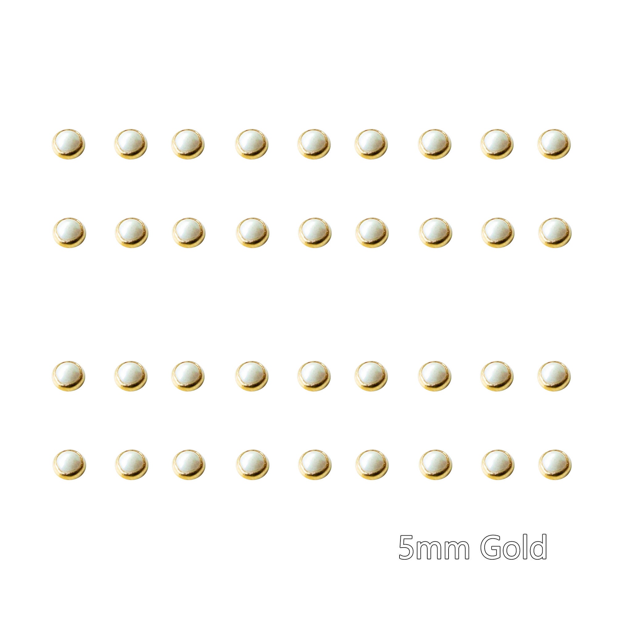 Tiny Doll Buttons, Micro Mini Pearl Metal Button for Doll Clothing ...