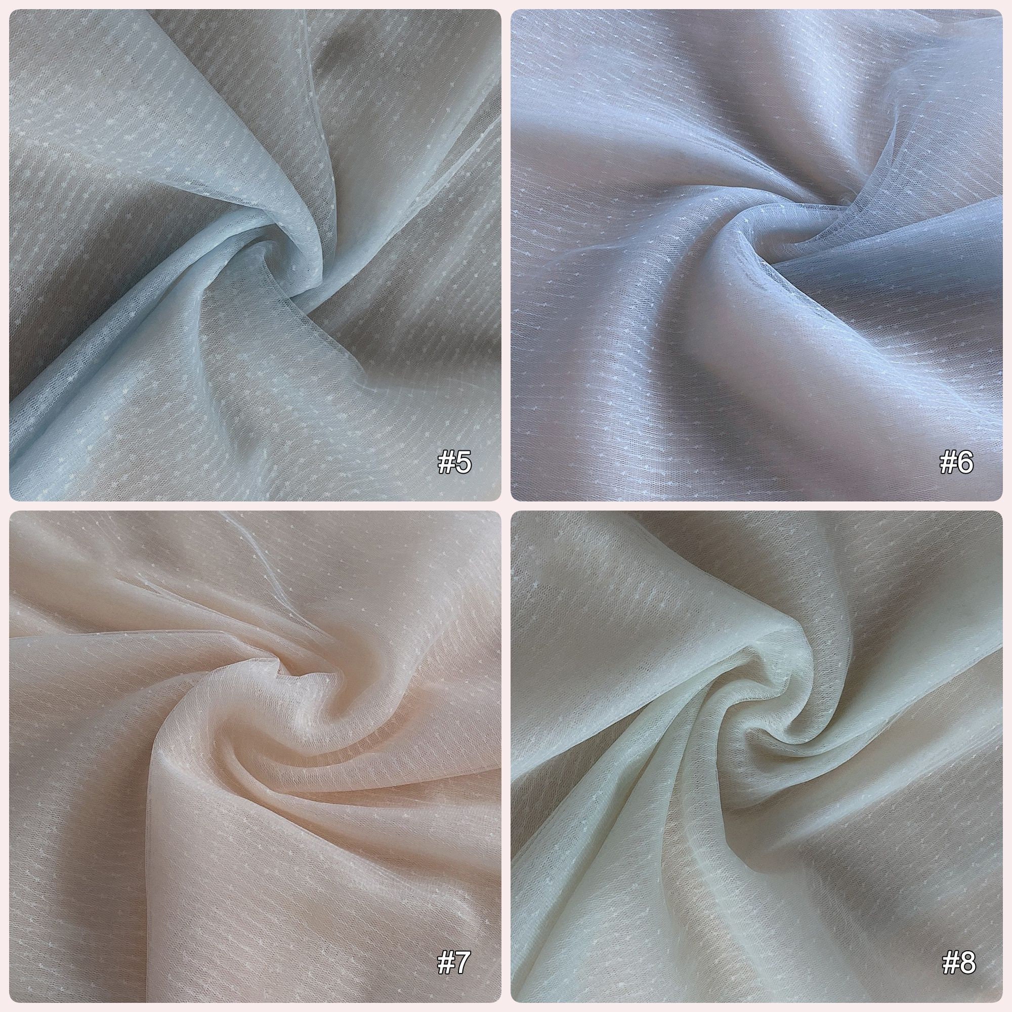 Doll Sewing Fabric, Dot Lace Fabric for Doll Dress/ Clothes/ Garment ...