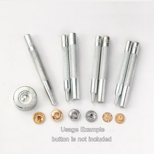 Snap Button Installation Tool, Press Rivet Studs Metal Snap Poppers ...