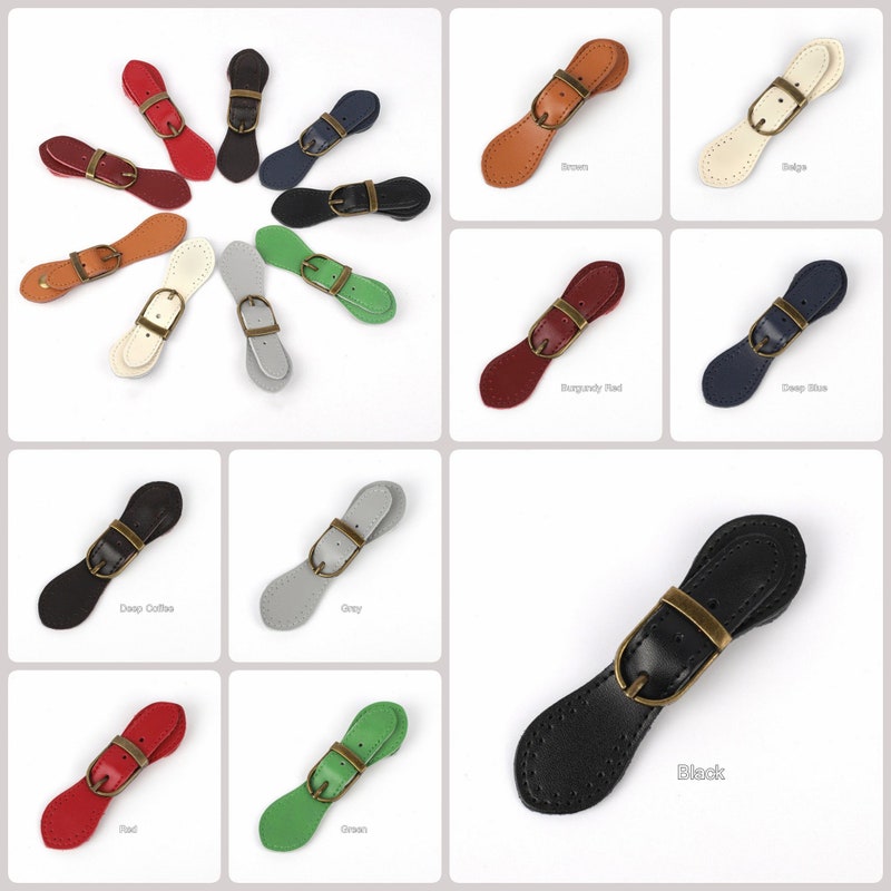 Leather Closure Applique - Etsy