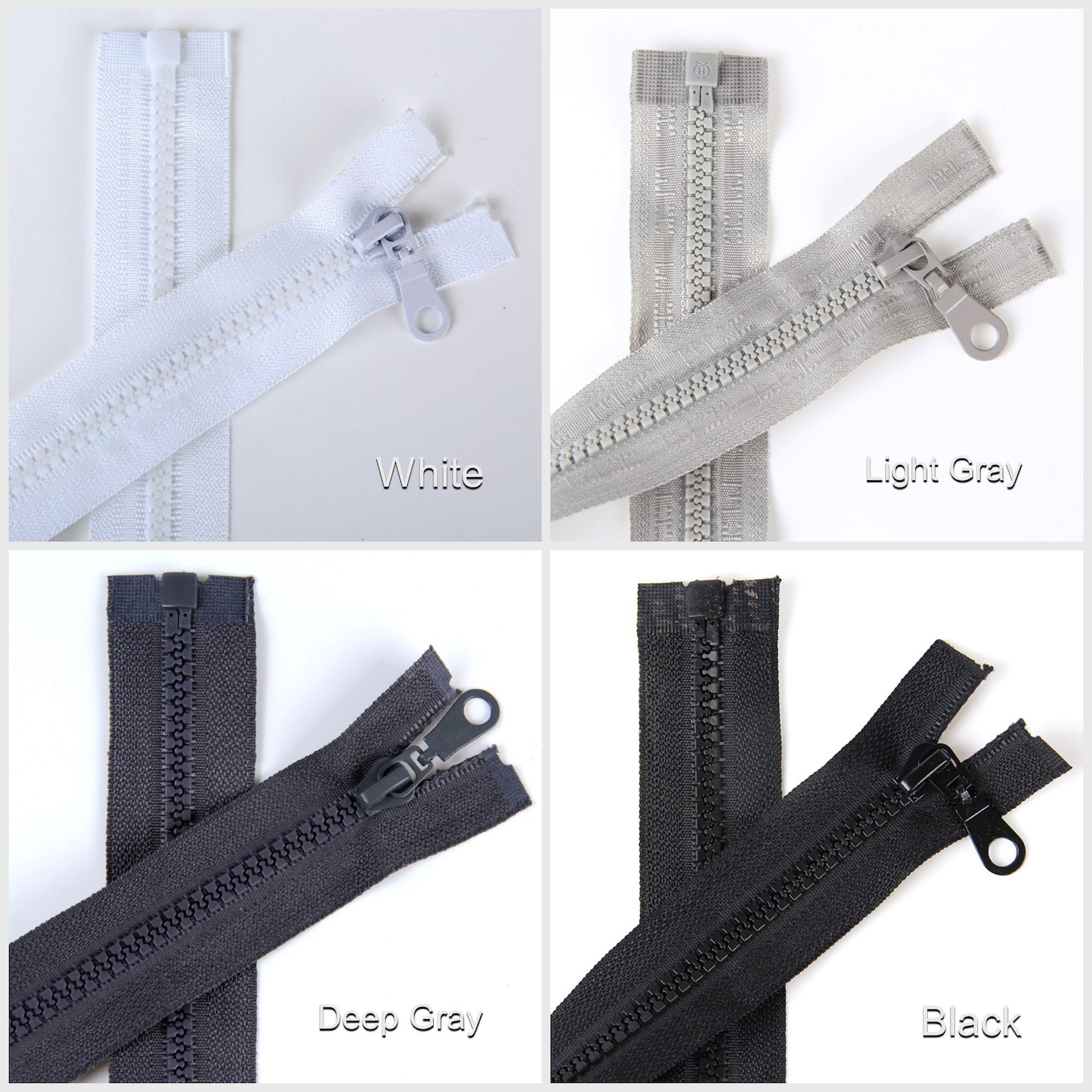 Coat Jacket Zipper, Separating Zippers, Seperating Long & Thick Zip, #5 ...