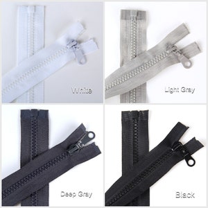 Coat Jacket Zipper, Separating Zippers, Seperating Long & Thick Zip, #5 ...