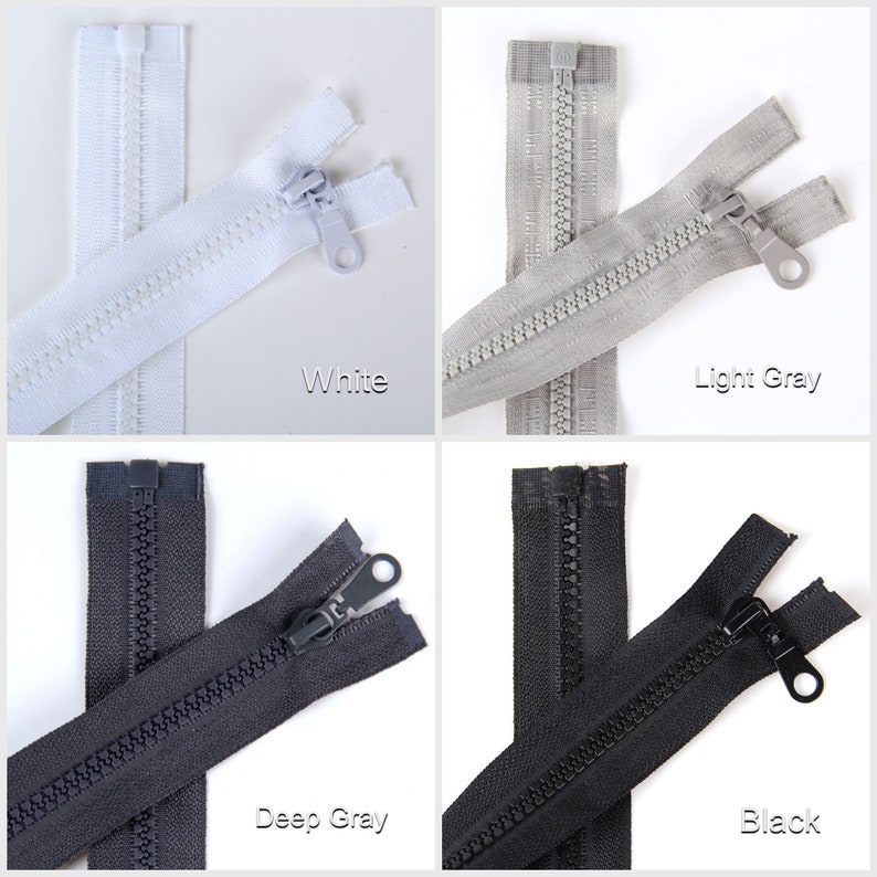 Coat Jacket Zipper, Separating Zippers, Seperating Long & Thick Zip, #5 ...