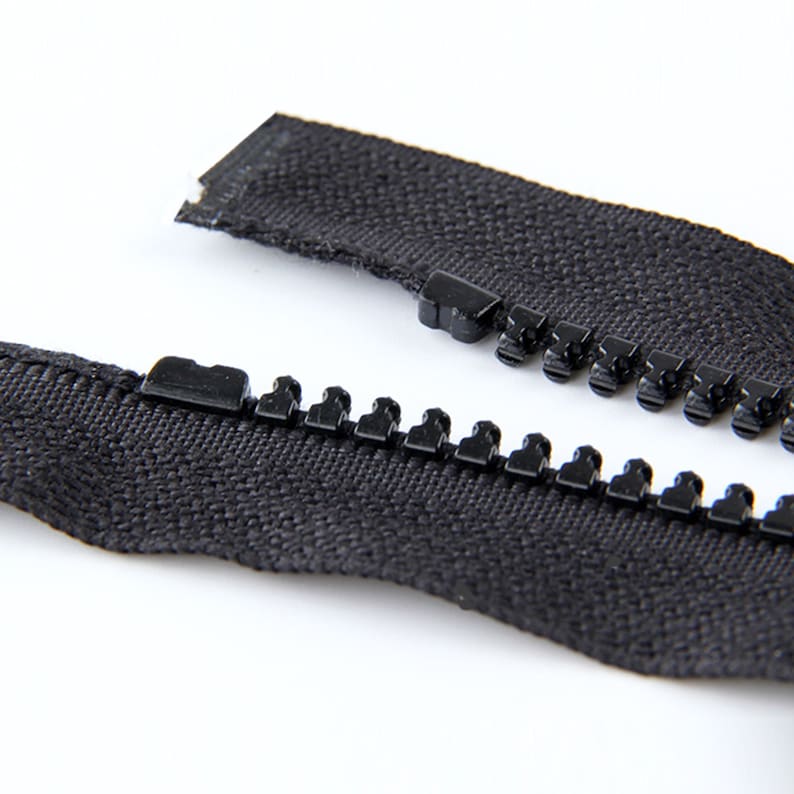 2-way Molded Zipper #5, Strong & Sturdy Zipper for Winter Coat/ Jacket ...