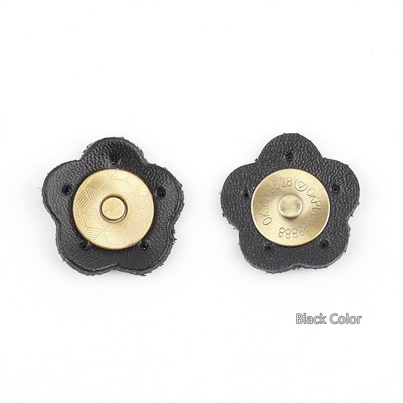Genuine Leather With Snap Closures, Sew on Leather Fastener Button ...