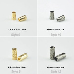 Metal Cord Lock Stopper - Gold/ Silver Tone Metal Toggle Lock - Rope ...