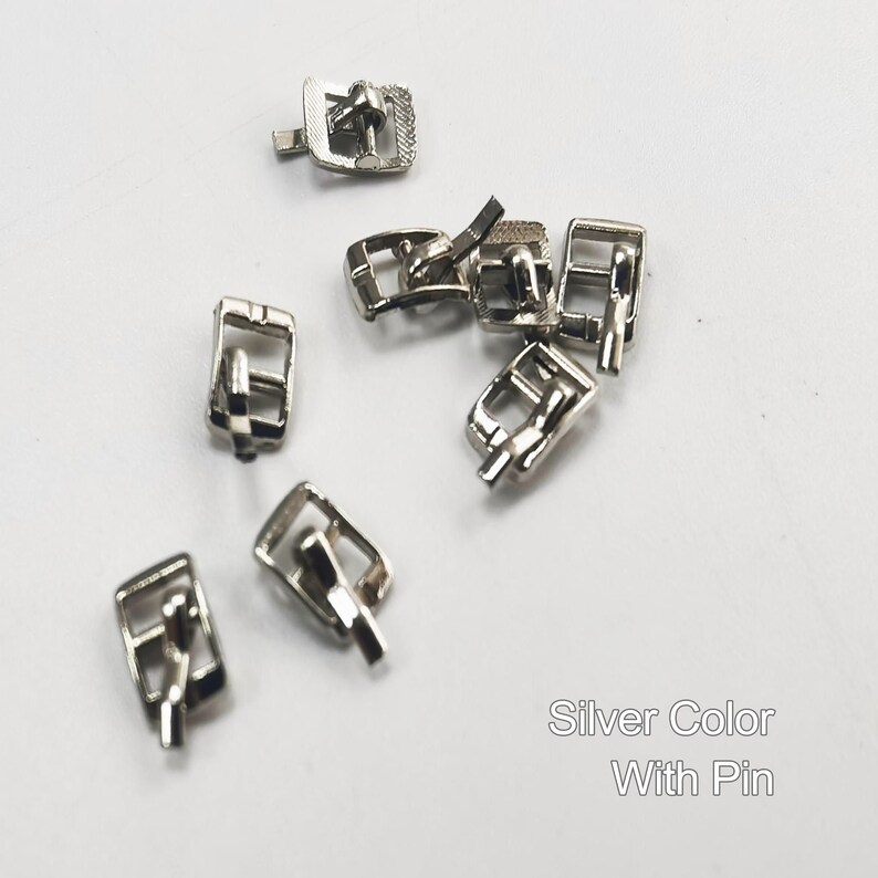 Metal Pin Buckles, Micro Tiny Square Fastener for BJD Doll Clothes ...