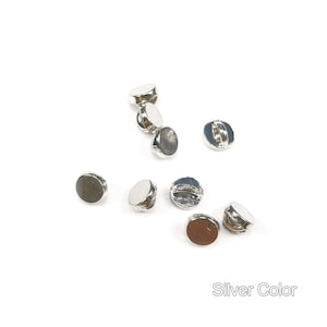 4mm Mini Round Metal Buttons, Super Tiny Shank Buttons, Doll Clothing ...