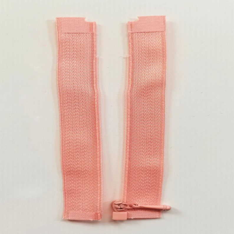 3.9" Doll Zippers, Open End Zipper for Doll Clothes, Separating Mini ...