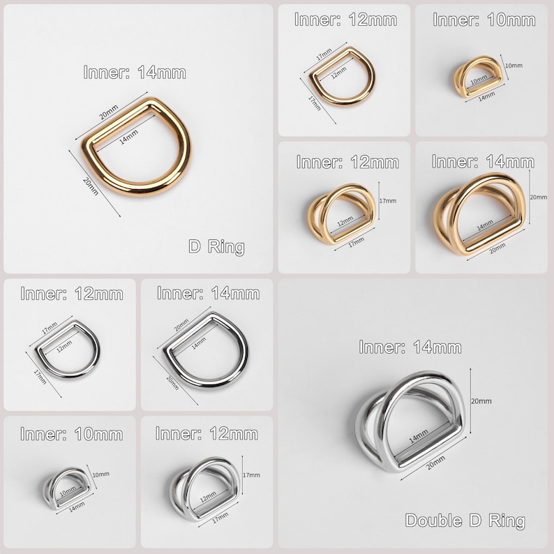 D Ring Lots Supplies, Stainless Steel Double D Buckle, Bag Belt Strap ...