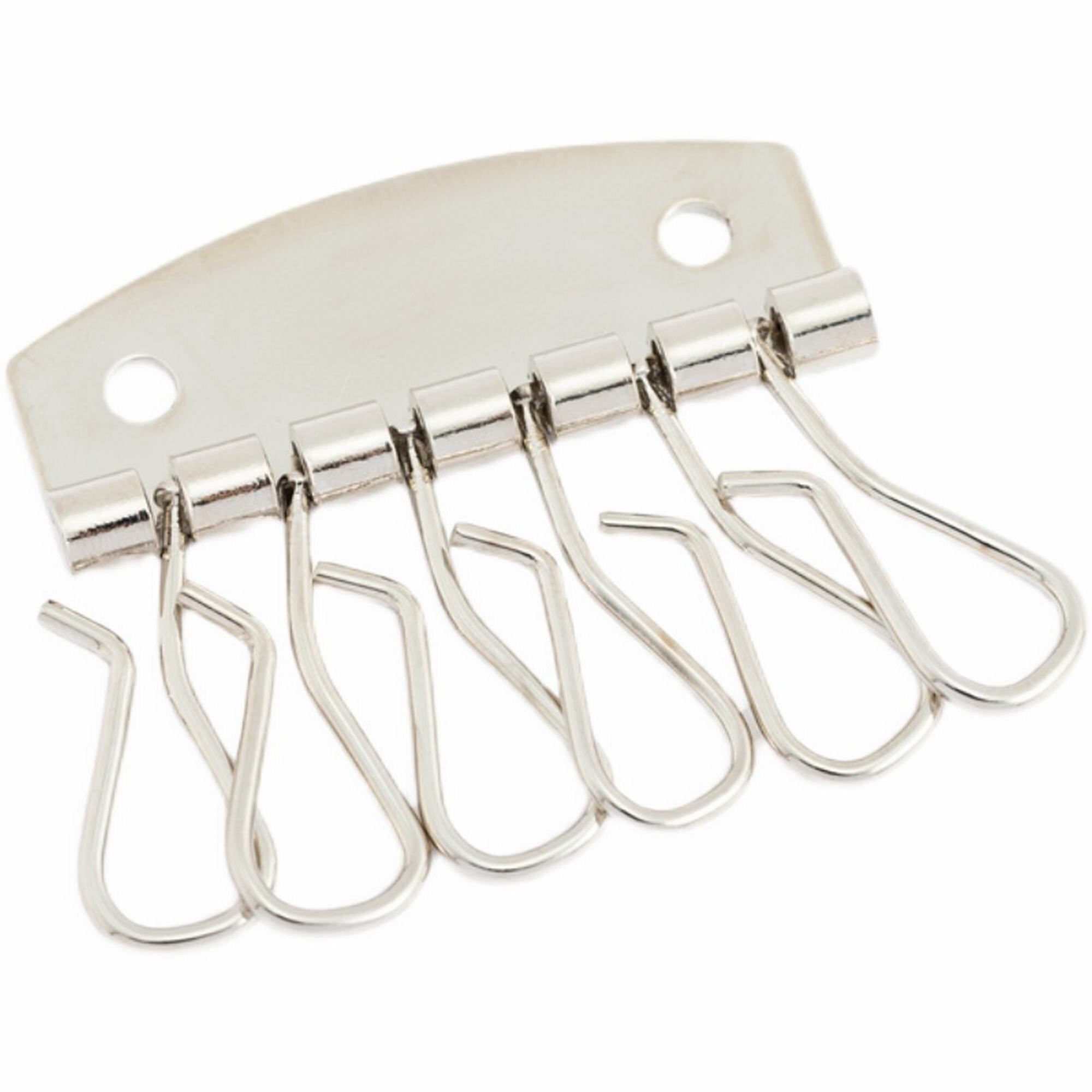 Key Holder Plate With 6 Hooks, Brass Key Pouch Holder, Keychain Pad ...