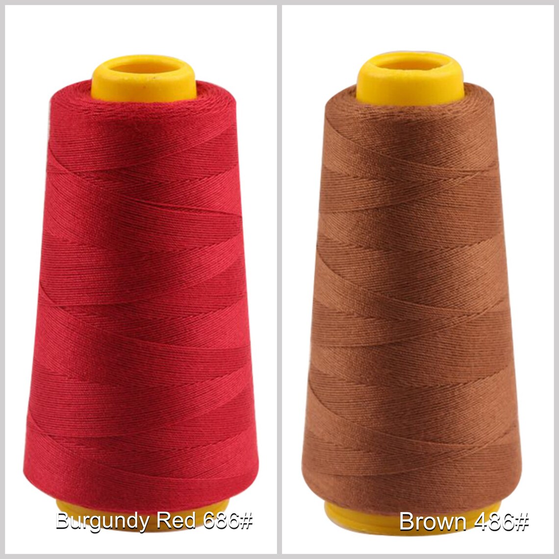 2500 Yards Polyester Strong Thread - Sewing Thread by the Spool - Denim ...