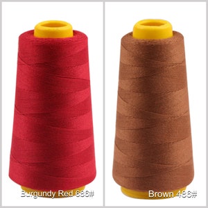 2500 Yards Polyester Strong Thread - Sewing Thread by the Spool - Denim ...