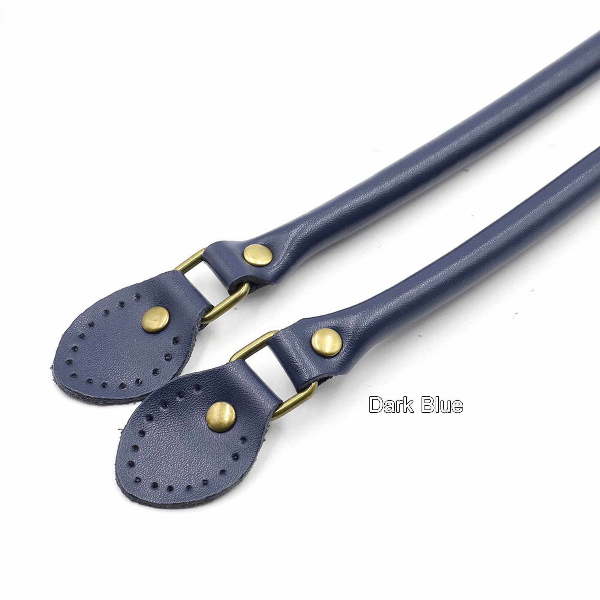 Genuine Leather Bag Handle, 2 Layer Leather Handbag Handles Replacement ...