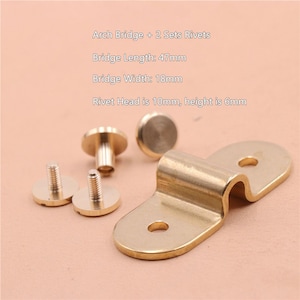 Arch Bridge Buckle for Handbag Chain Connector, Solid Brass Metal U ...