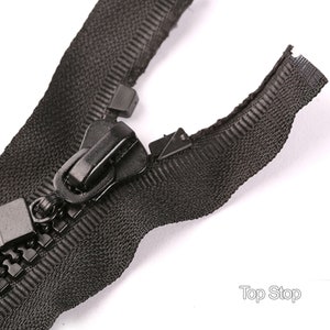 Strong & Large Molded Plastic Zipper With 1/ Two Way Slider, #8 Chunky ...