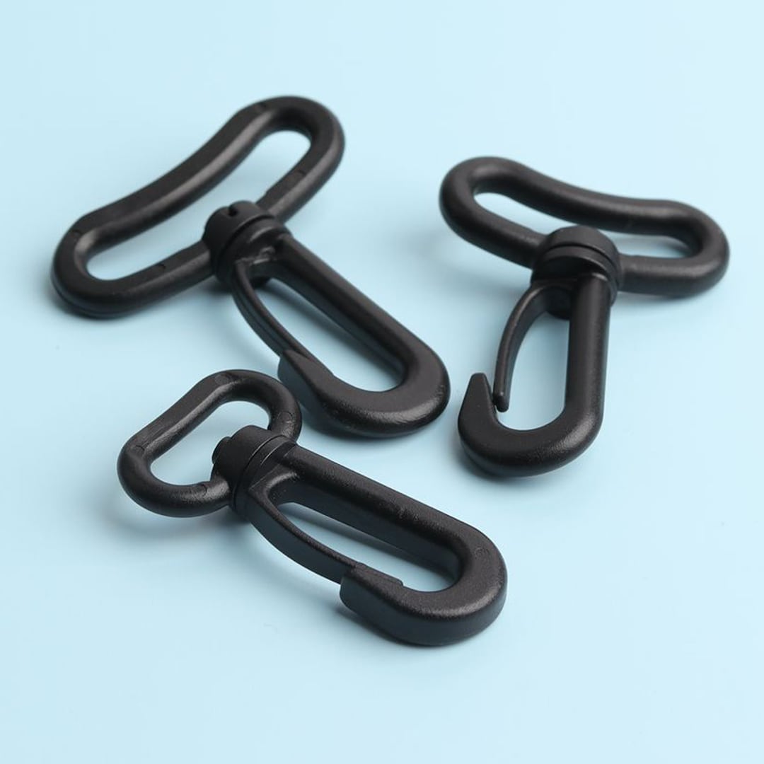 Thick Plastic Steel Snap Hook Clasp - Swivel Hook Push Gate Webbing ...