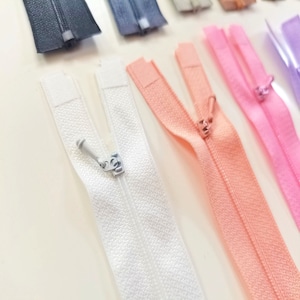 3.9" Doll Zippers, Open End Zipper for Doll Clothes, Separating Mini ...
