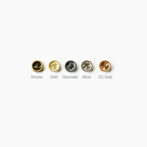 Tiny Round Metal Buttons, Micro Mini Doll Clothes Buttons With 2 Holes ...