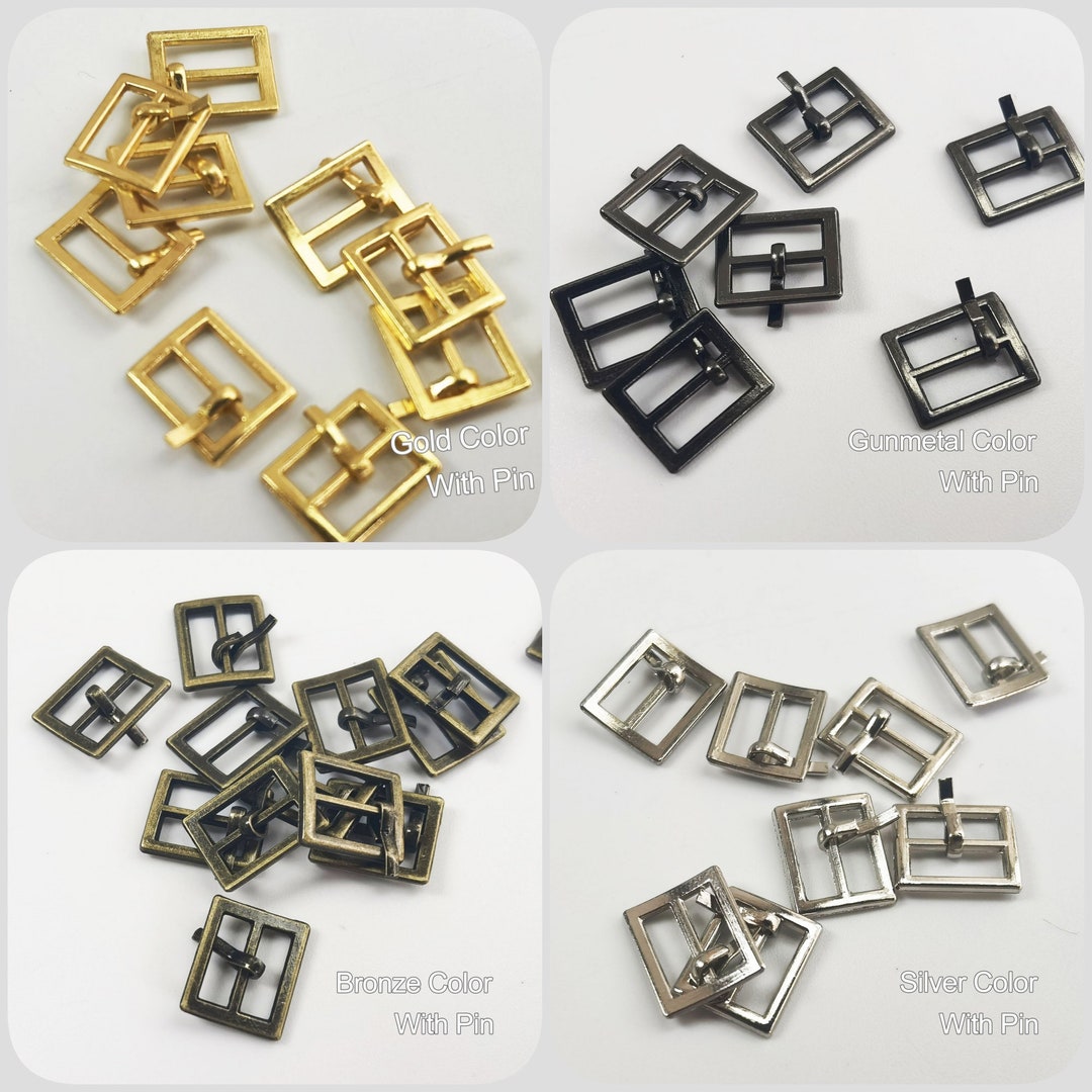 Pin Buckles for Doll Sewing, Adjustable Metal Pin Buckle, Small ...