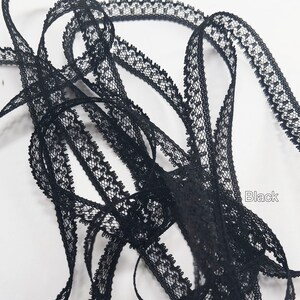 Doll Lace Trim, Tiny Lace Ribbon for Sewing, Floral Lace Fabric for BJD ...