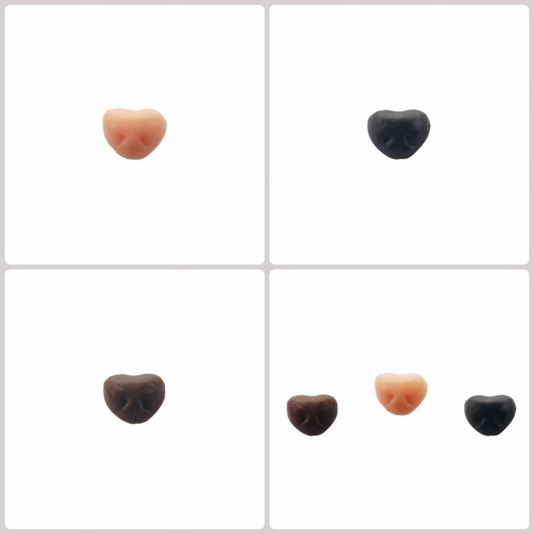 Small Plastic Doll Nose, Realistic Toy Nose With Straight Stem,bear ...