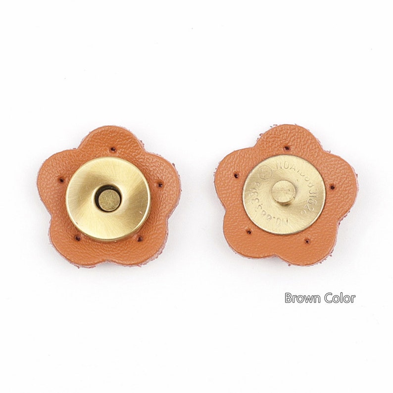 Genuine Leather With Snap Closures, Sew on Leather Fastener Button ...