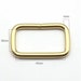 Metal Rectangle Rings Buckles, Brass Adjustable Square Connector for ...