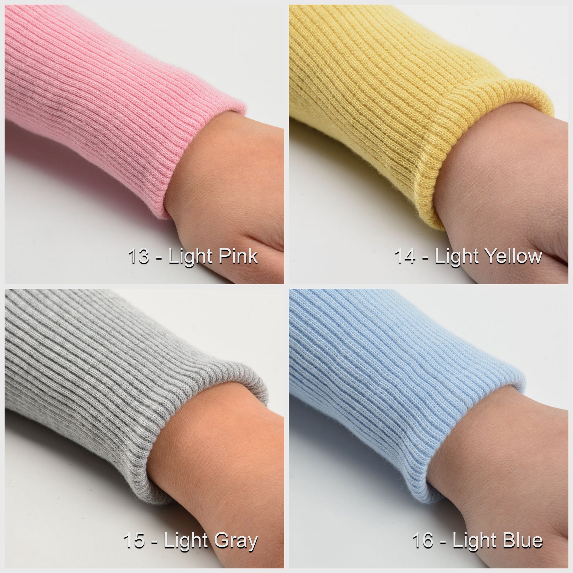 Knit Rib Fabric - Ribbed Knit Fabric for Cuffing, Stretch Trimming ...