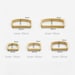 Solid Brass Belt Loop, Metal Belt Fastener Closure, Rectangle Belt D ...