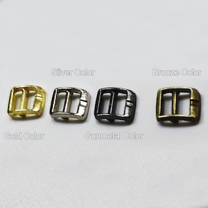 Metal Pin Buckles, Micro Tiny Square Fastener for BJD Doll Clothes ...