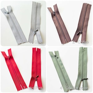 Doll Clothes Zippers, Super Tiny Closed-end Coil Teeth Zipper, Perfect ...