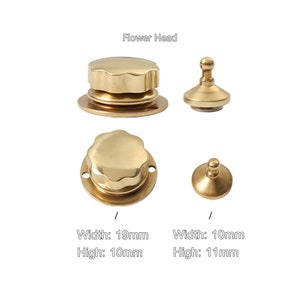 Solid Brass Metal Purse Lock, Handbag Lock Clasp, Round Clutch Closure ...