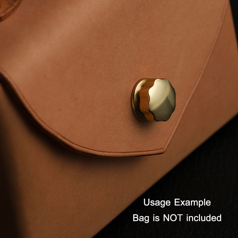 Solid Brass Metal Purse Lock, Handbag Lock Clasp, Round Clutch Closure ...