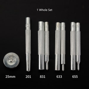 Snap Button Installation Tool, Press Rivet Studs Metal Snap Poppers ...