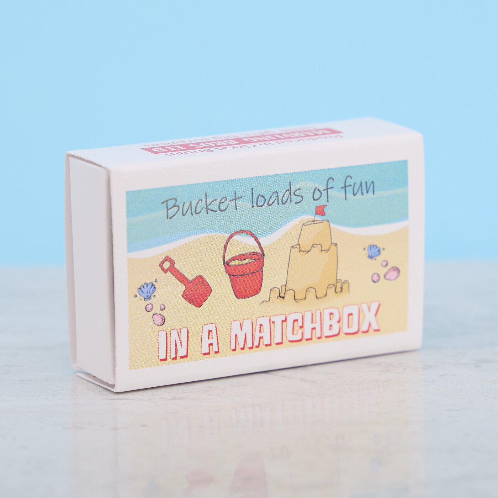 Bucket Loads of Fun in A Matchbox, Build Your Own Mini Sandcastle Gift ...