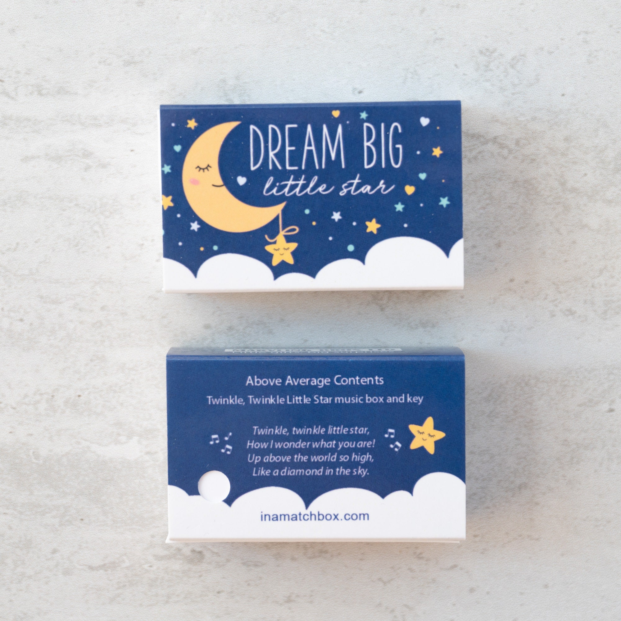 Dream Big Little Star Music Box in A Matchbox - Etsy