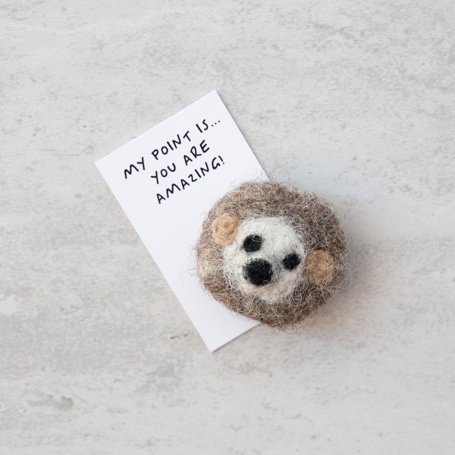 Sending You A Hedgehug Wool Felt Hedgehog in A Matchbox, Best Friend ...