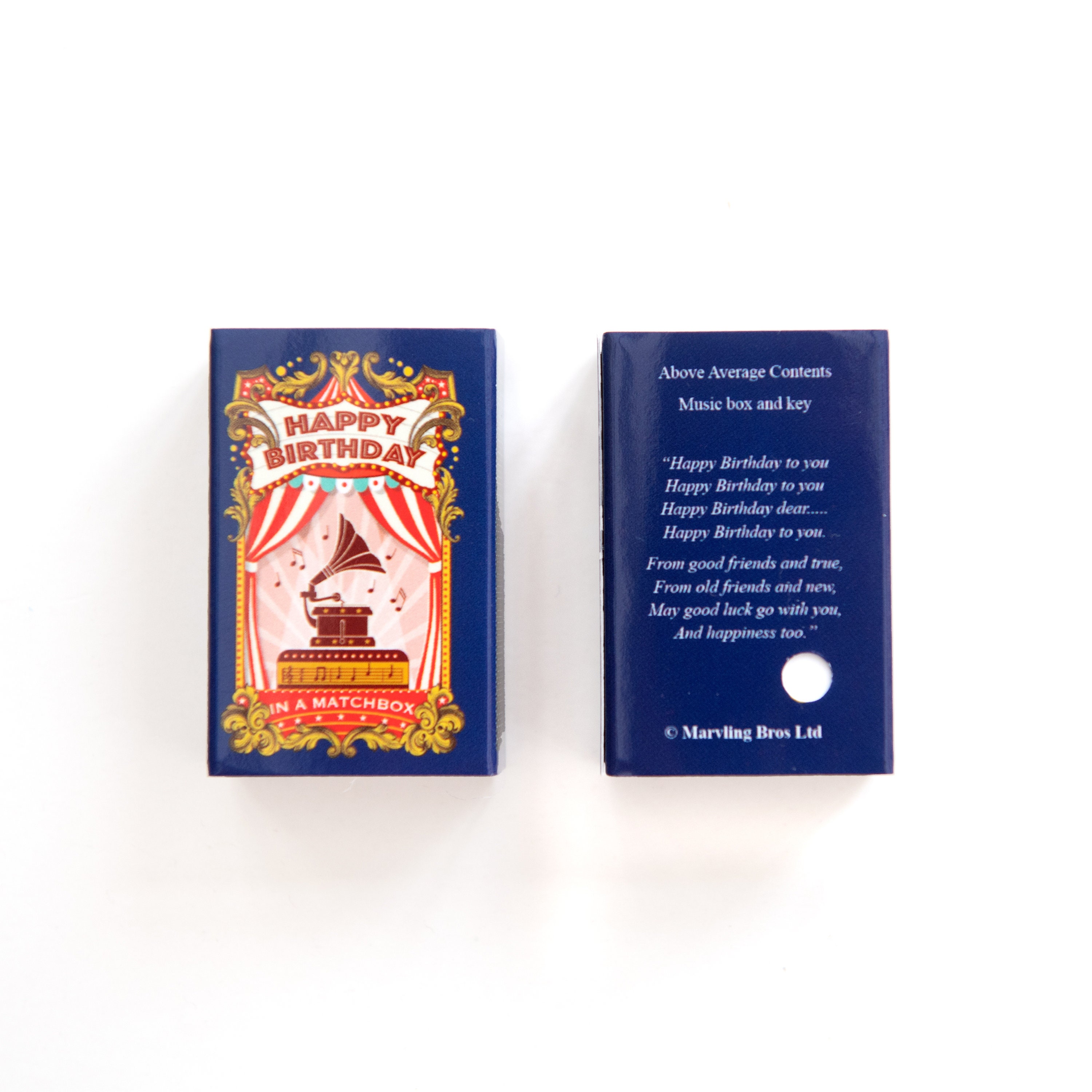 Happy Birthday Music Box Kit in A Matchbox, Birthday Gift for Her ...