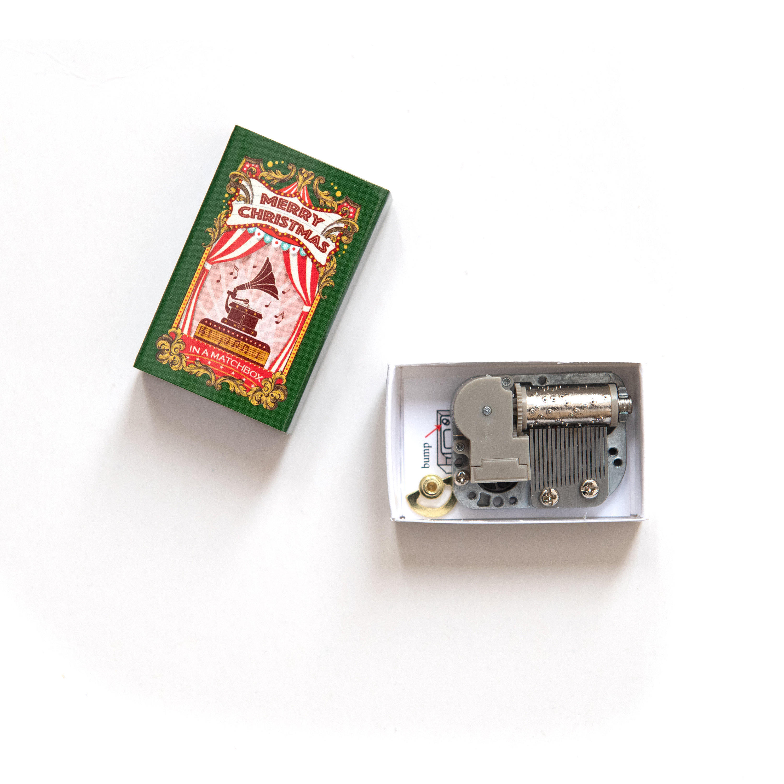 Christmas Music Box in A Matchbox Secret Santa Stocking - Etsy UK