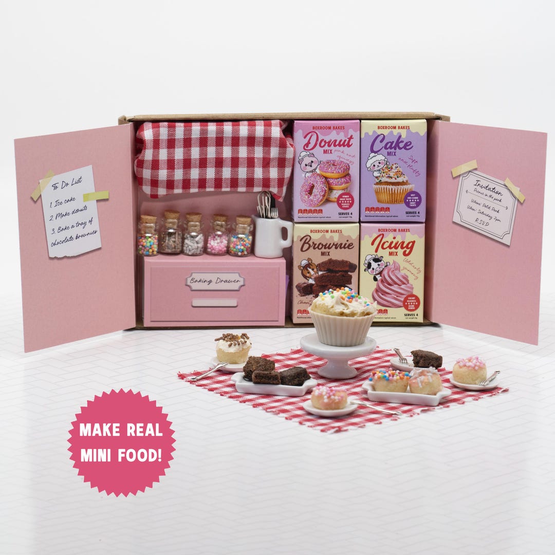 Make Your Own Real Miniature Food Kit With Accessories, Craft Kit for ...