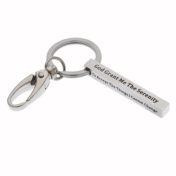 Serenity Prayer Keychain - Etsy